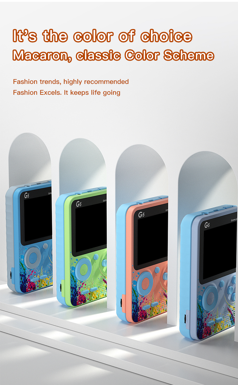 G5 Mini TV Portable Classic Handheld Retro Video Game Console Built-in ...