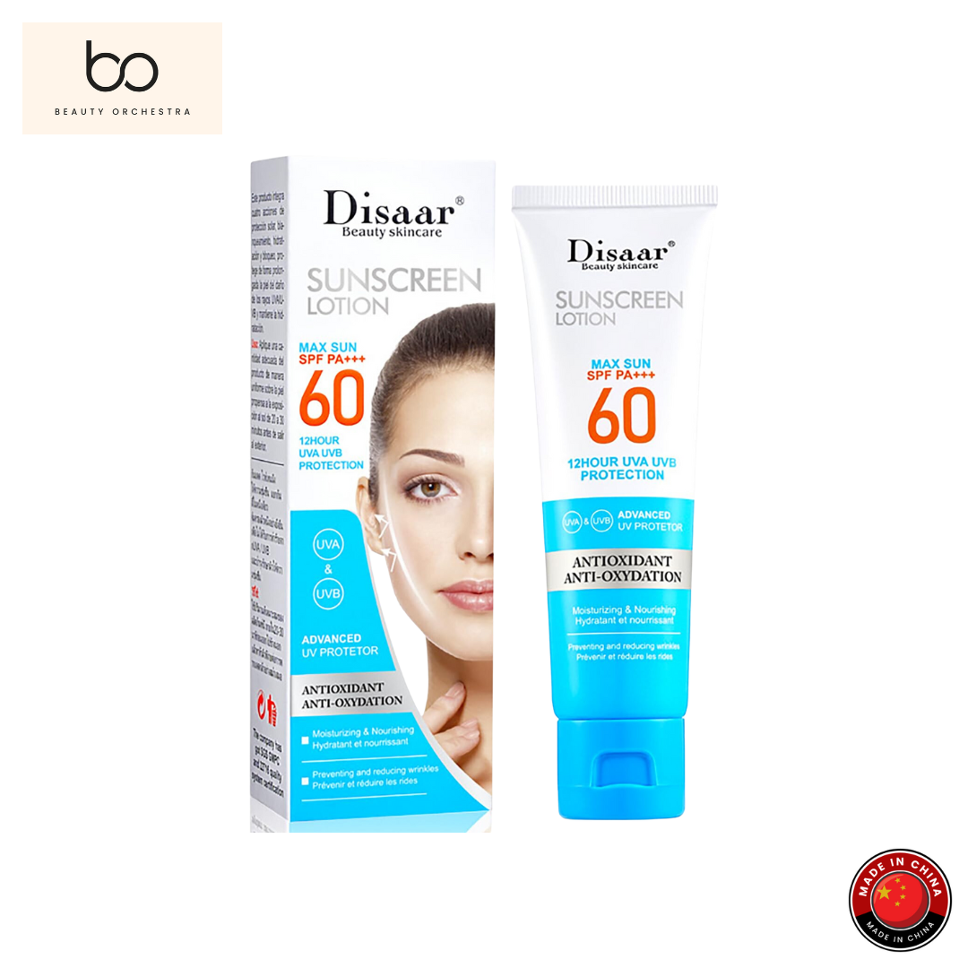DISAAR Sunscreen Lotion Max Sun SPF 60 PA+++ – 50ml | Daraz.com.bd