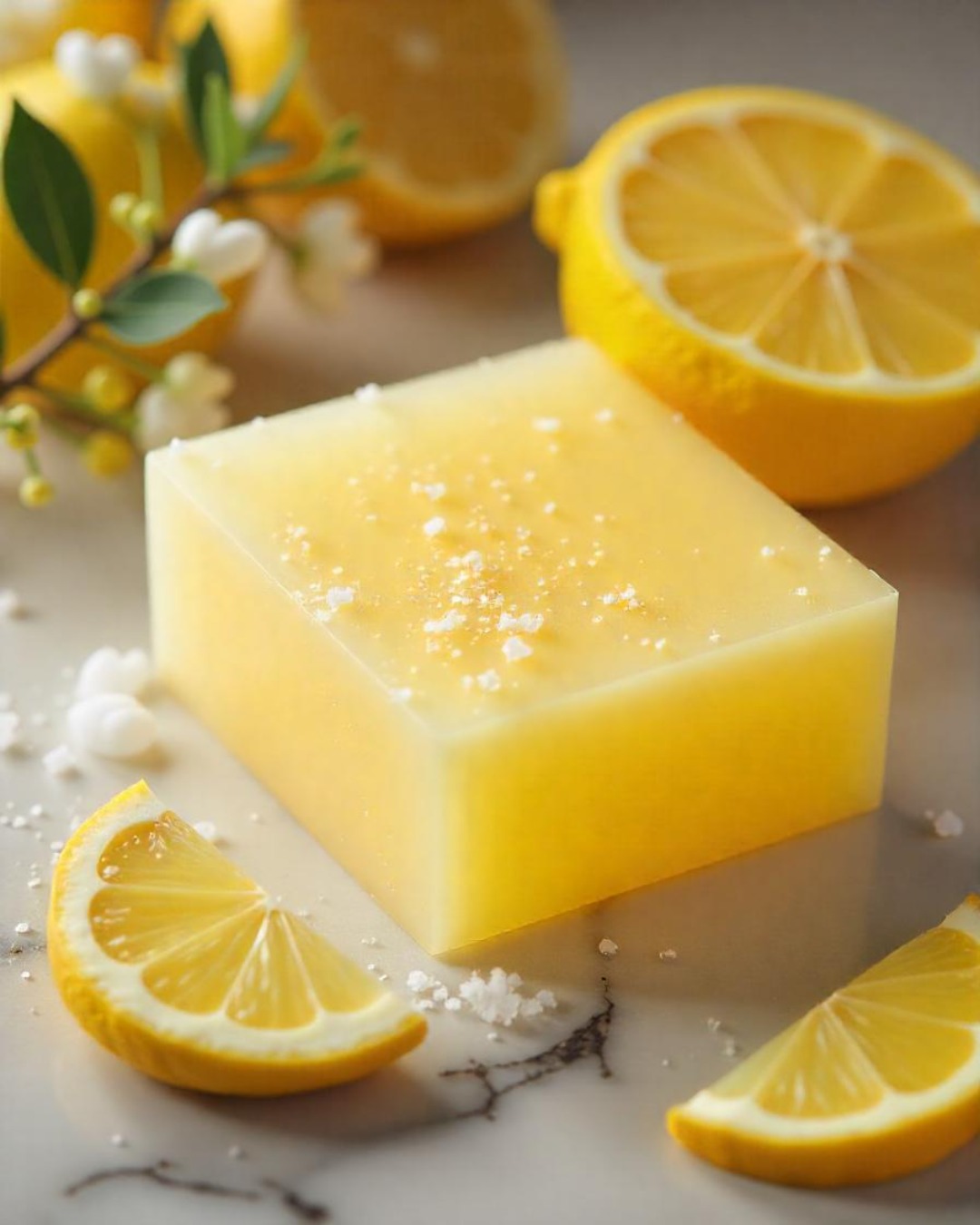 (300 Gm) Lemon Soap Base Pure Organic, SLS, Chemical Free Melt & Pour ...