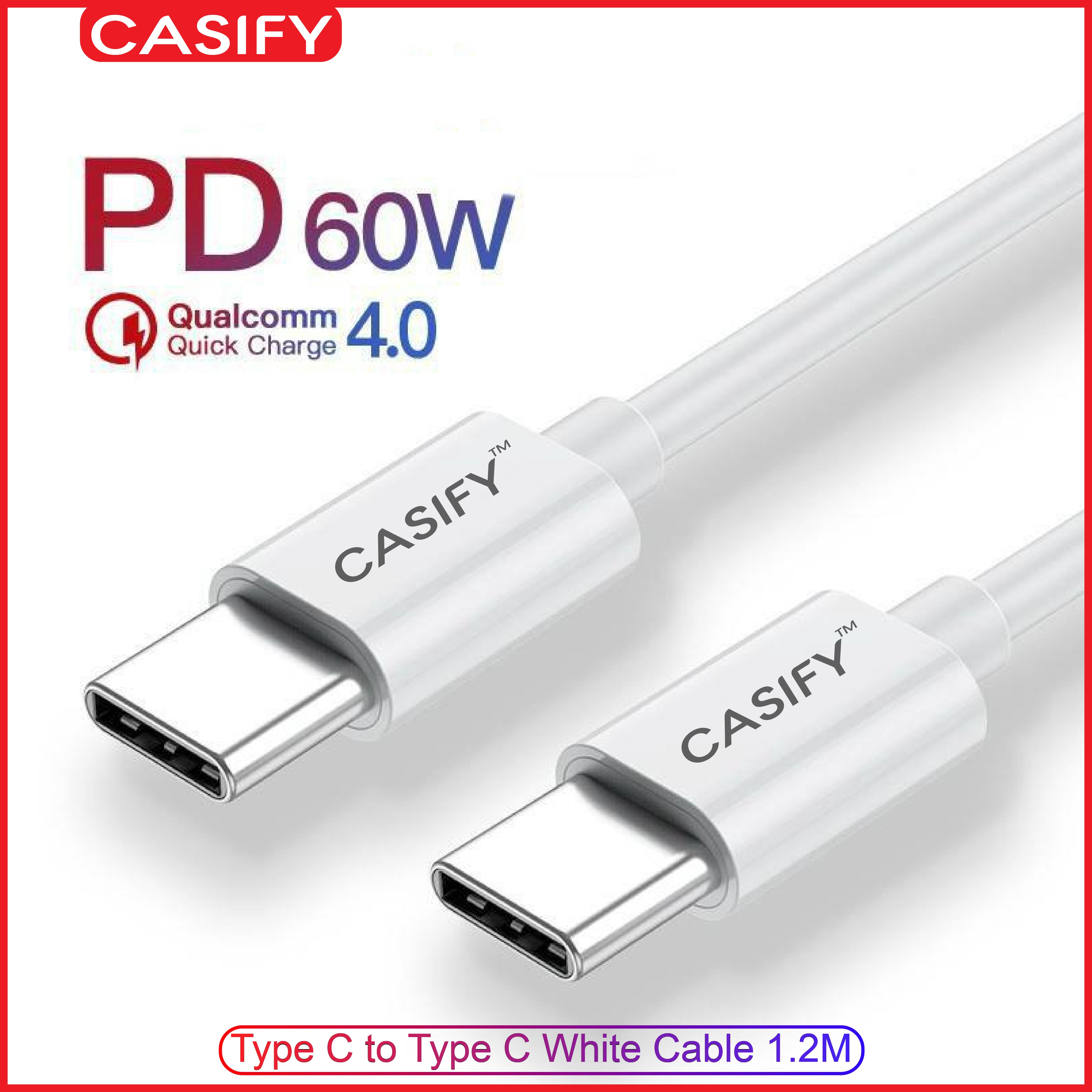 CASIFY CC01 60W 3A Type C To Type C Cable Type C To Type C Fast ...