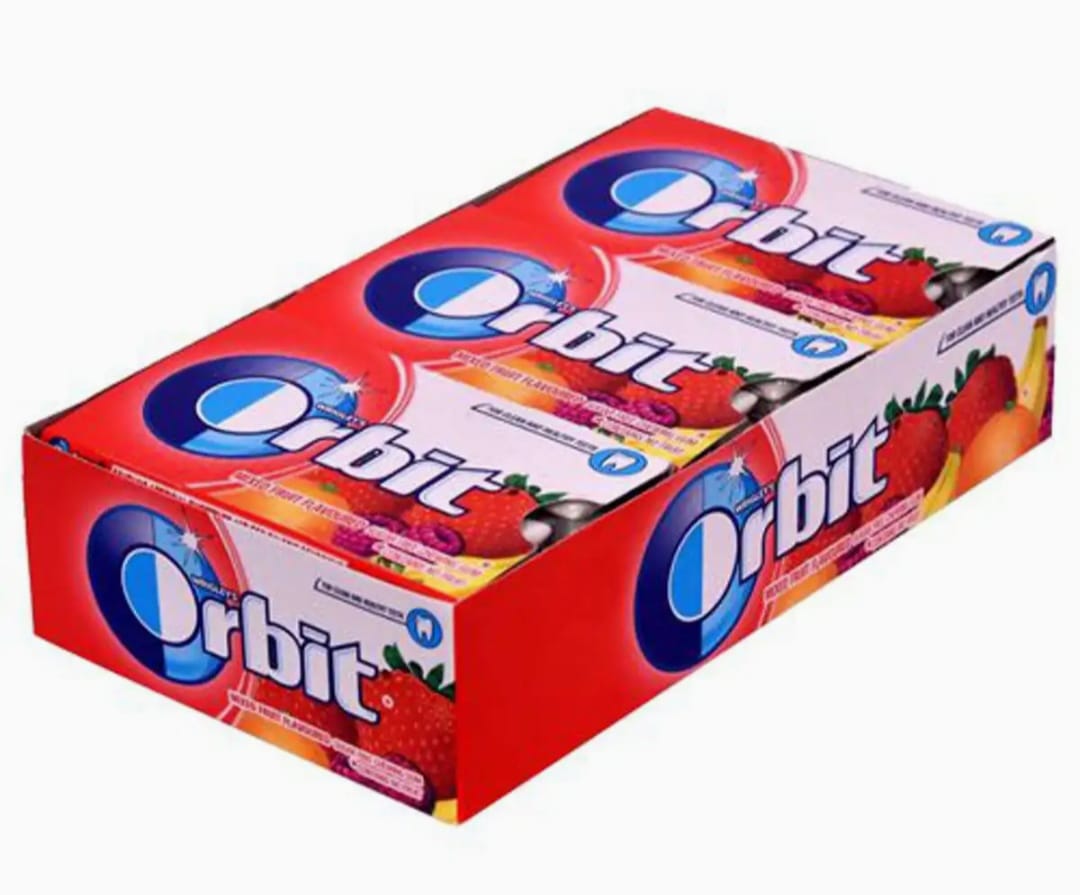Orbit Chewing Gum Mixed Fruit Flavor Sugar Free 1box - 32Packet | Daraz ...