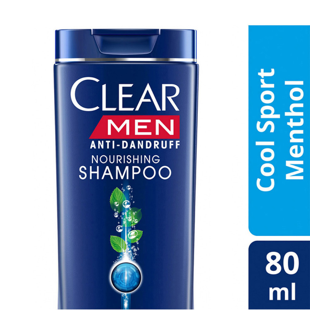 Clear Men Shampoo Cool Sport Menthol Anti Dandruff 80ml | Daraz.com.bd