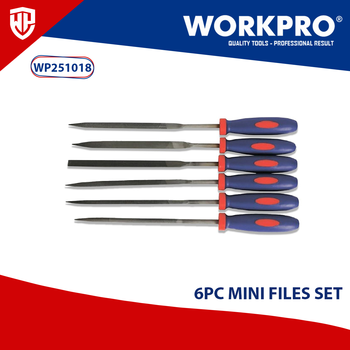 Workpro 6 Piece Mini Files Set | Daraz.com.bd