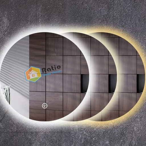 Touch Mirror / back light Mirror ( 24"x 24" ) | Daraz.com.bd