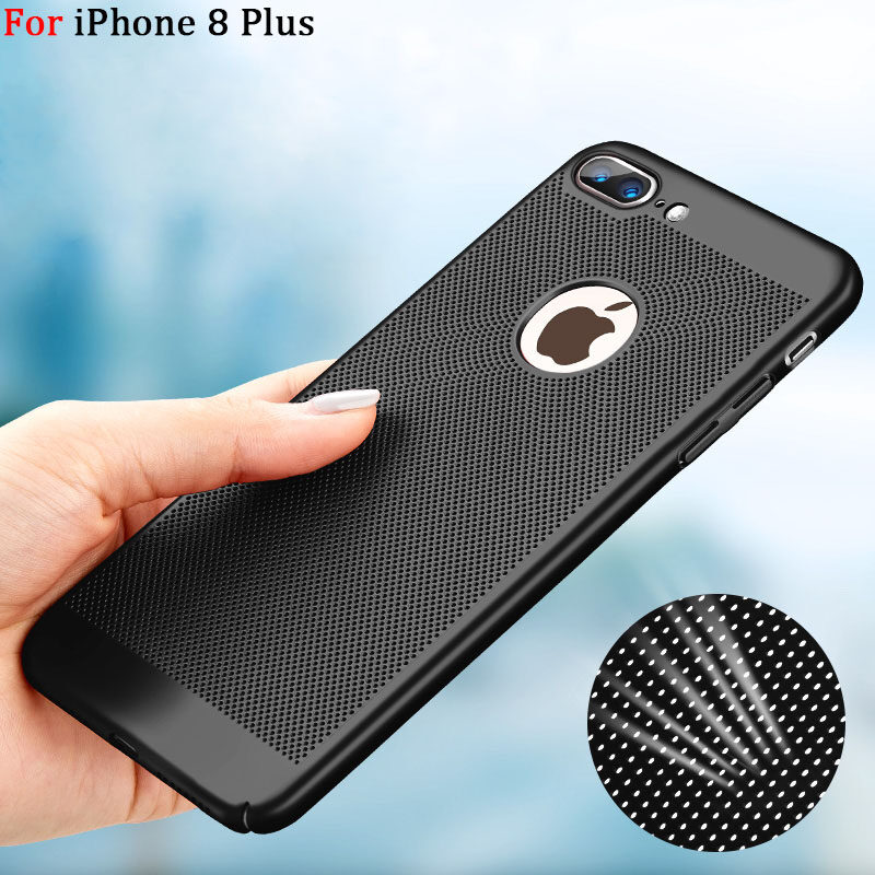 Ultra Thin Heat Dissipation Back Cover For iPhone 8 Plus Hollow ...