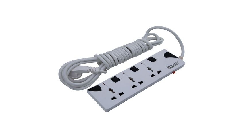 RFL Click 3 Socket Multi-plug 2 pin Multiplug