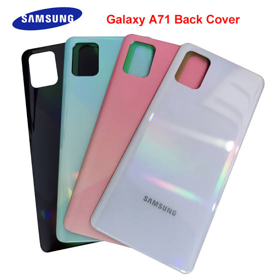 For Samsung Galaxy A71 Phone Battery Back Cover Backshell Glass Battery Rear Case Phone Battery Back Cover Backshell Glass Battery Rear Case Phone Daraz .bd