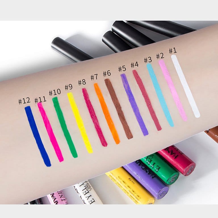 Handaiyan 12 PCs Liquid Matte Eyeliner Set