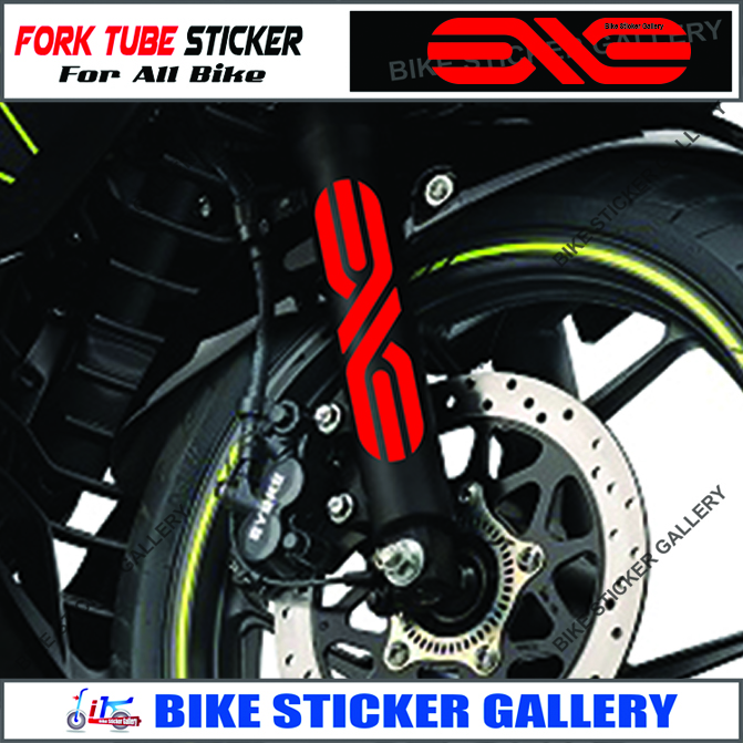 Fork Tube Sticker For all Bike > Zigzag Design > 1 pair ( Waterproof ...