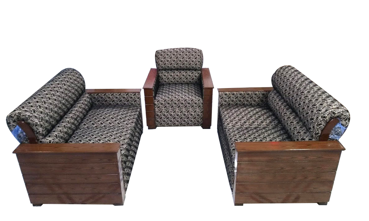 Box Design Wooden Sofa Set Malaysiyan Process Wood - 2+2+1 | Daraz.com.bd