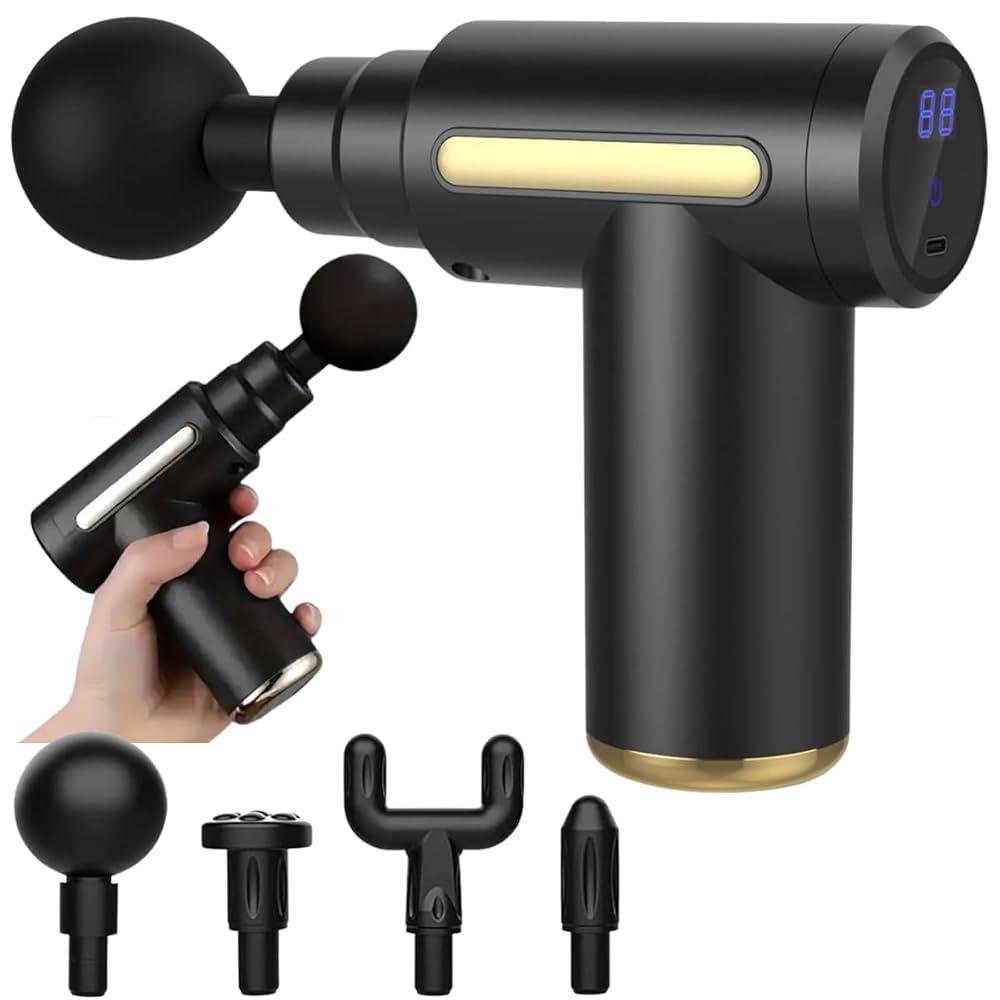 Mini Electric Massage Gun Portable Deep Tissue Massage Gun - Pain ...