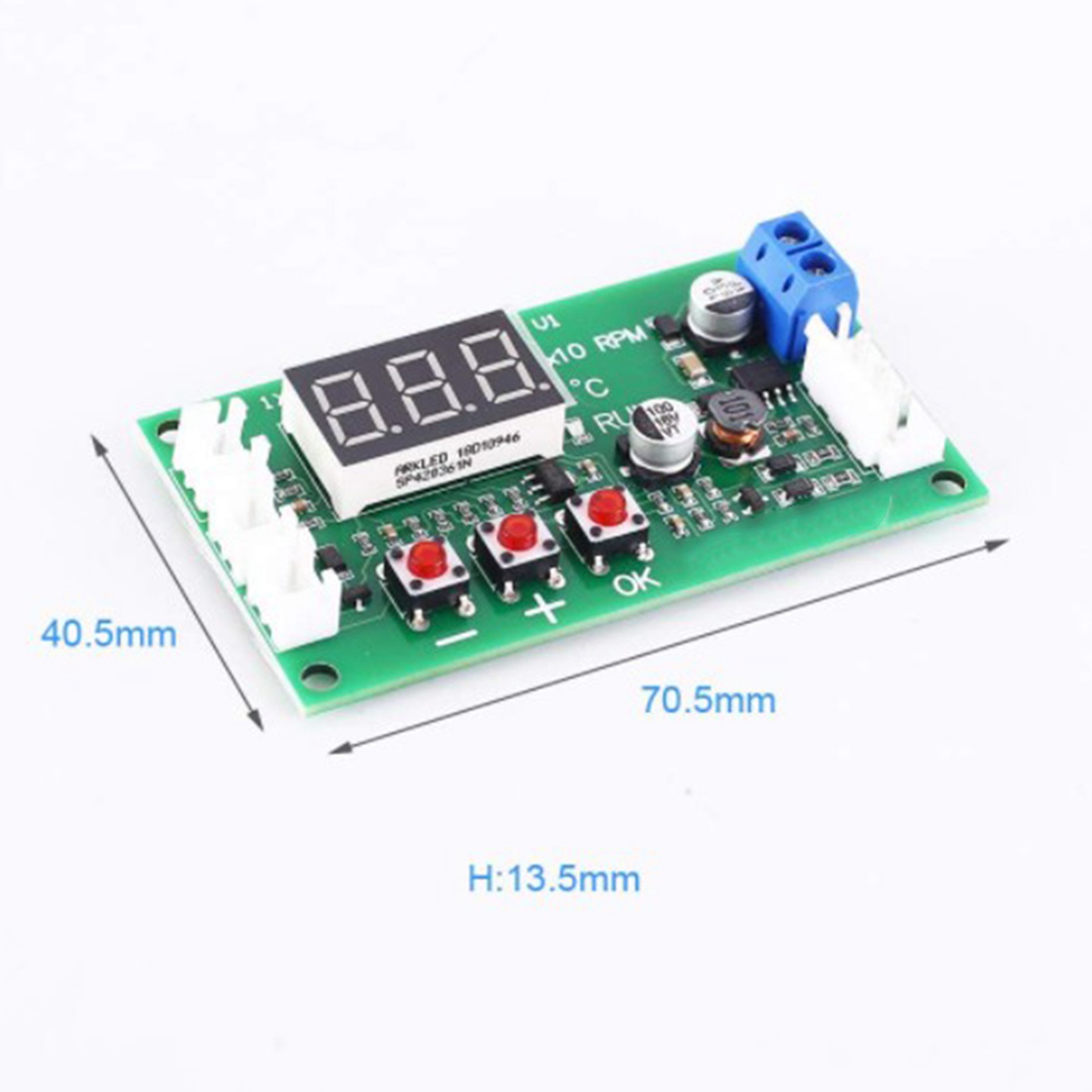 2X DC 12V 24V 48V 5A 2 3 4 Wire PWM Motor Fan Speed Controller Governor ...