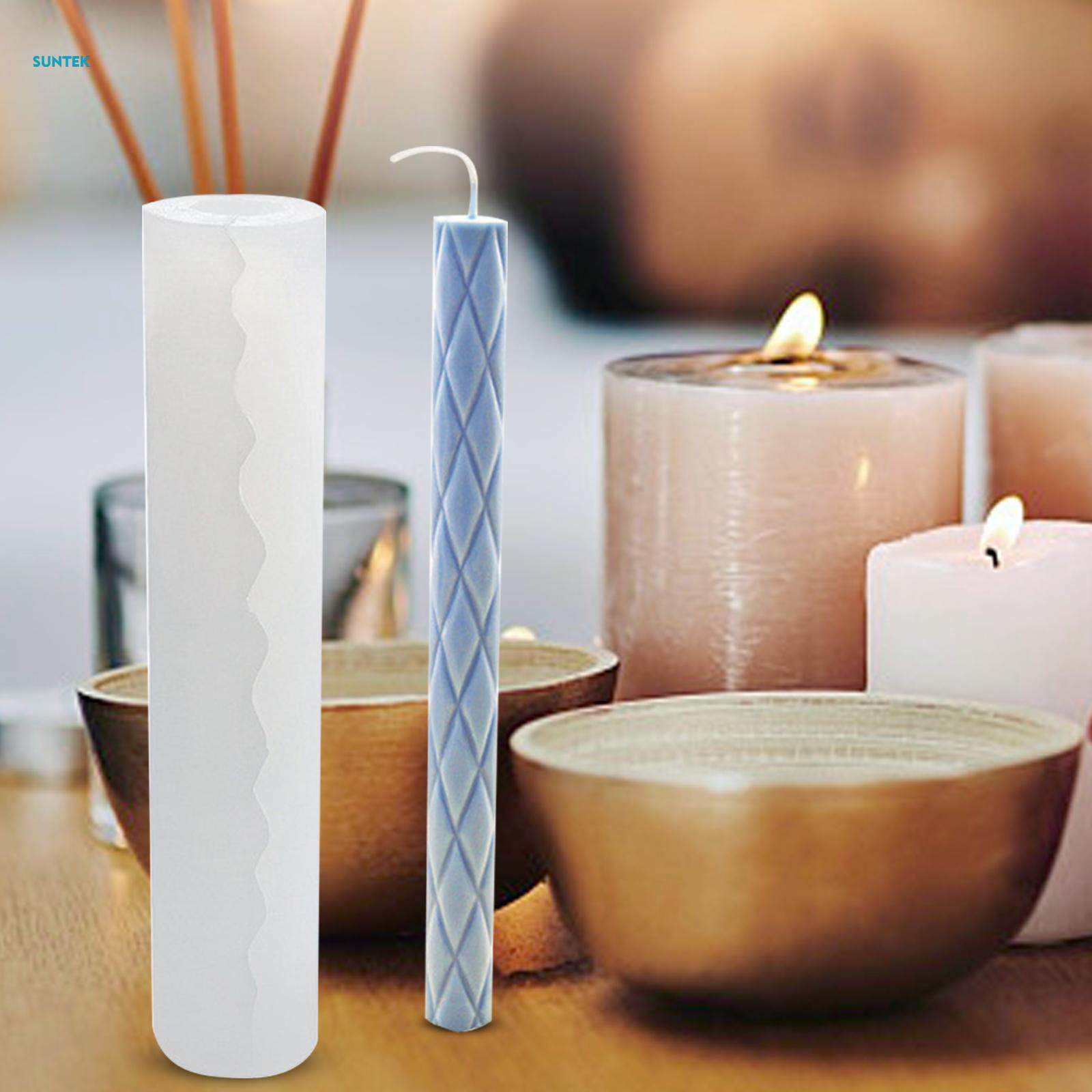 Silicone Candle Models Epoxy Resin Casting Crafts Candle Making ...