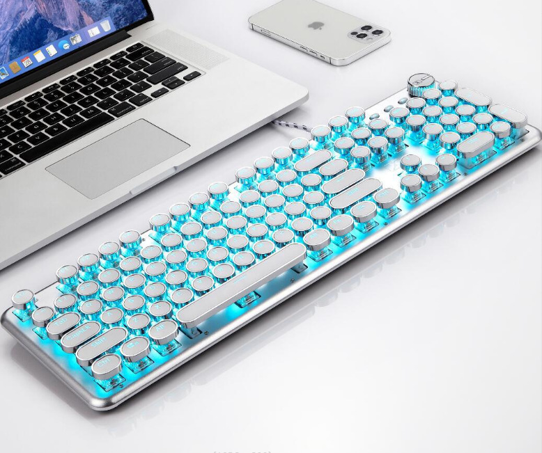 Xinmeng KB1000 mechanical keyboard backlight gaming blue switch ...