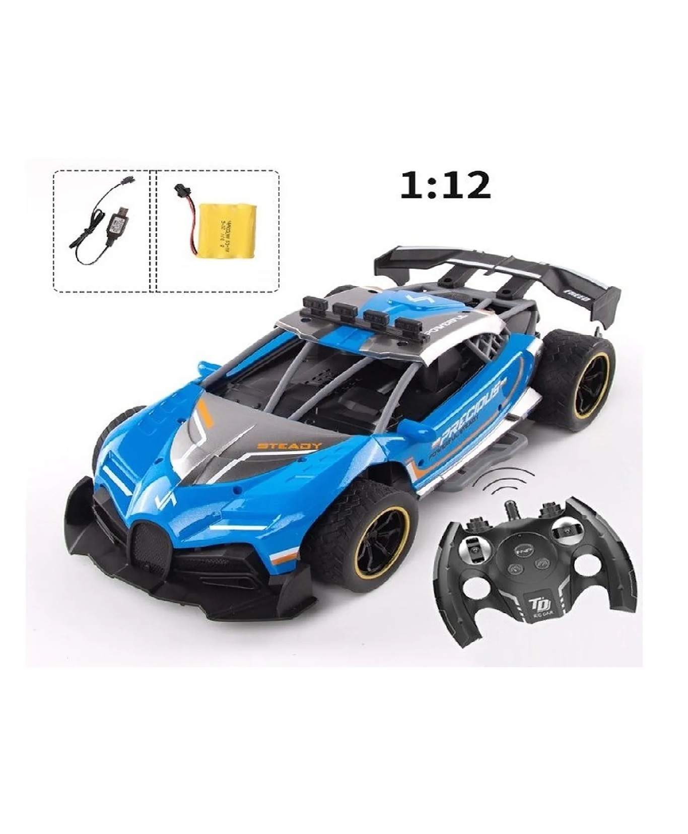 R/C 1:12 BUGATTI SPRAY RUNNER , Racing 1:12 Full Scale High Speed RC ...