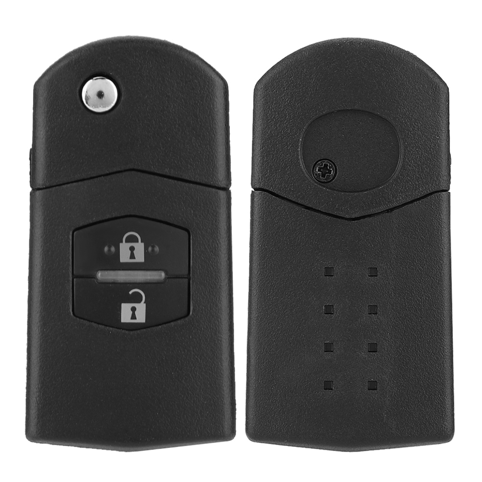 Flip 2 Button Remote Key Fob Case Shell Cover Fit For MAZDA 2 3 5 6 RX8 ...