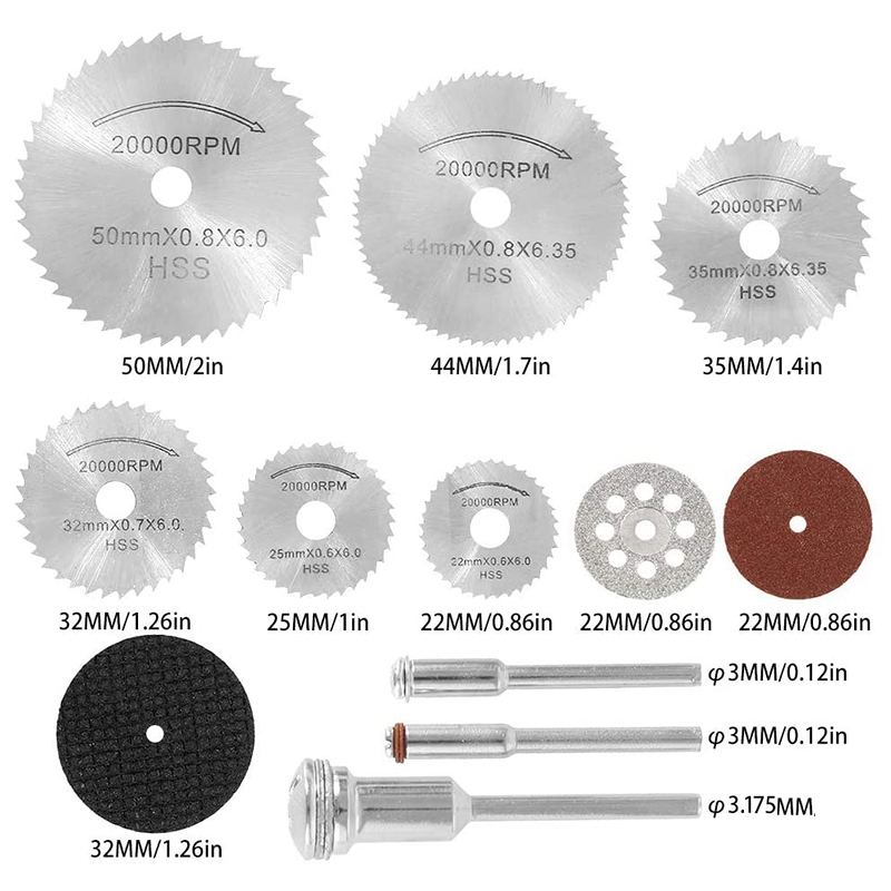 41Pcs Cutting Wheel Set Rotary Cutting Wheels Tool Kit for Dremel ...