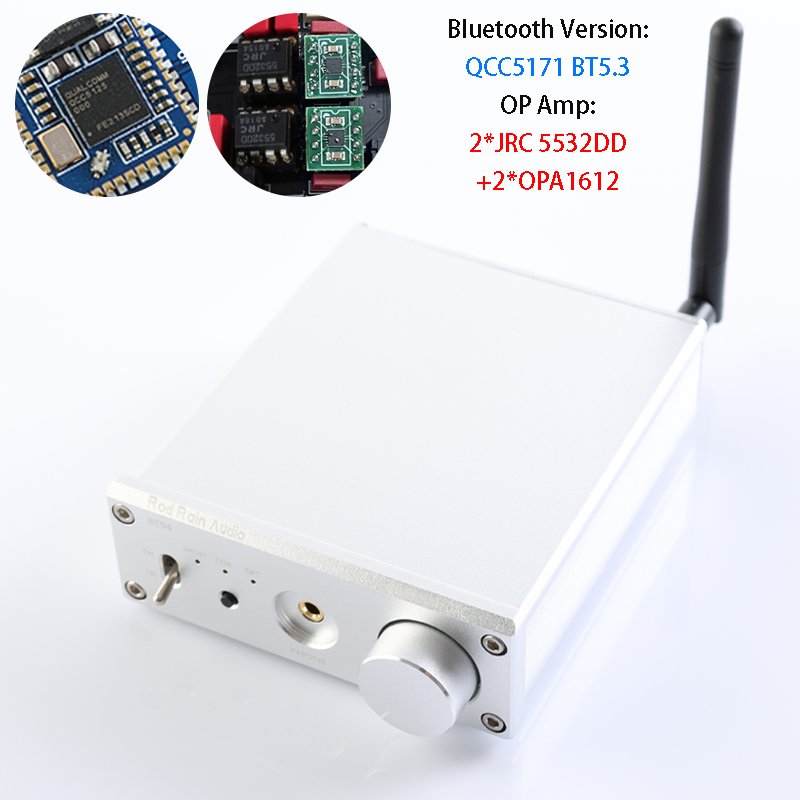 Rod Rain Audio DAC QCC5171 5.3 Bluetooth PCM1794A Decoder Audio Hifi ...