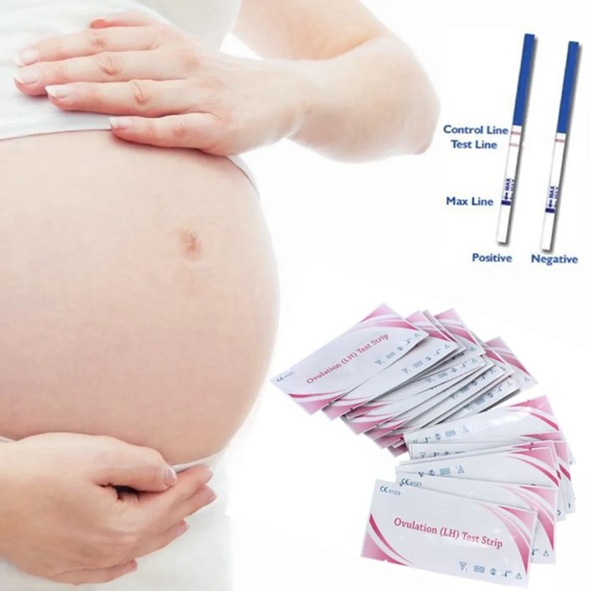 【COOL】 10/20 Pcs Fertility Ovulation Test Strips Early Home Testing ...