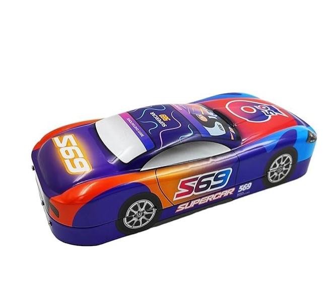 Createamity Car Shape Pencil Box with Book Reading Stand and Three ...