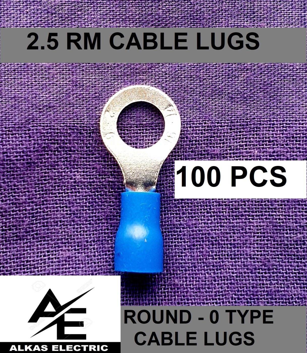 Cable Lug 2-2.5 Rm Terminal ROUND - O type Lugs insulated Connector ...