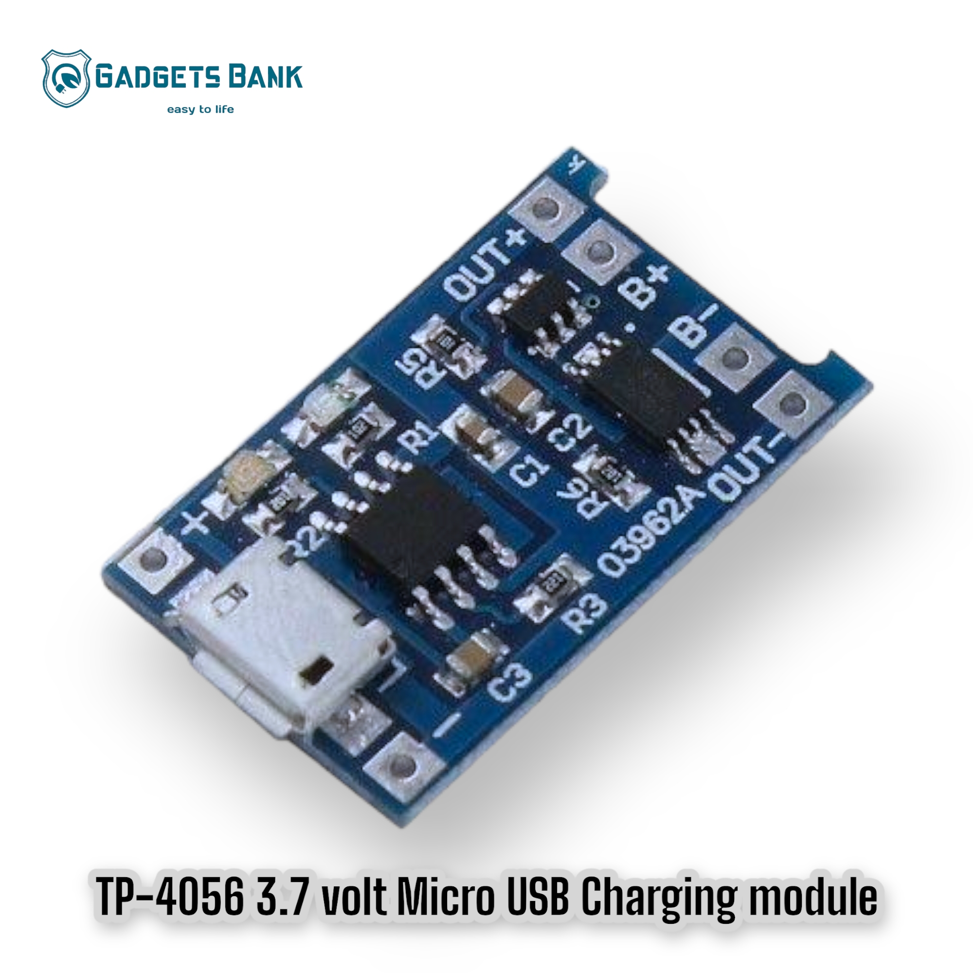 TP4056 Micro USB 5V 1A 18650 Lithium Battery Charger With Protection ...