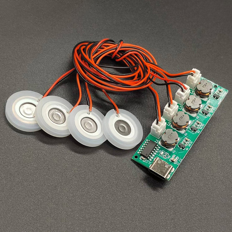 4Pcs Four Spray Humidifier Module Atomizing Spray Plastic Bracket DIY ...