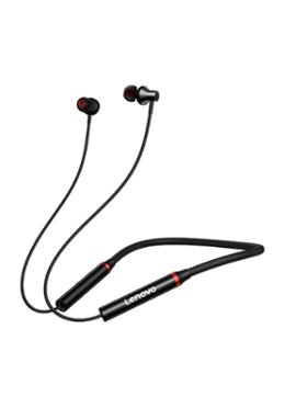 Lenovo HE05x Black Neckband Wireless Bluetooth Headsets