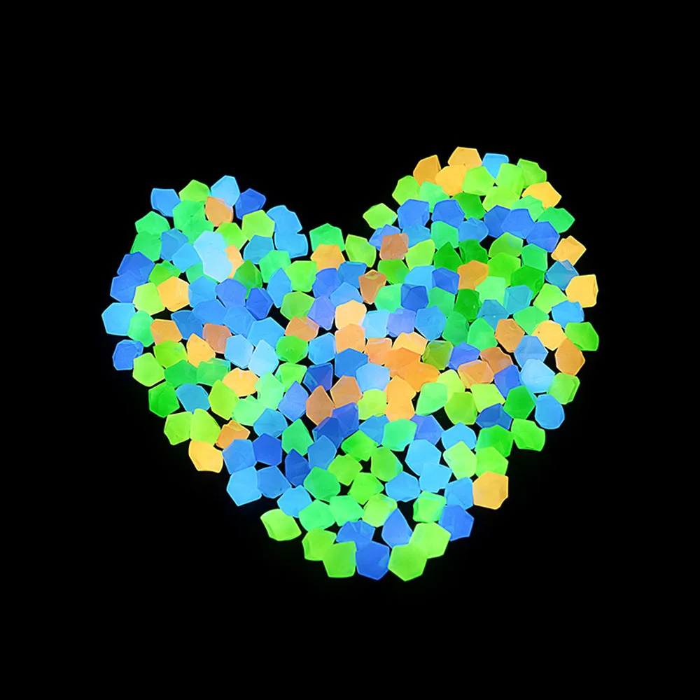 50 Pcs Glowing Stone Fluorescence Luminous Conch, Shell, Starfish ...