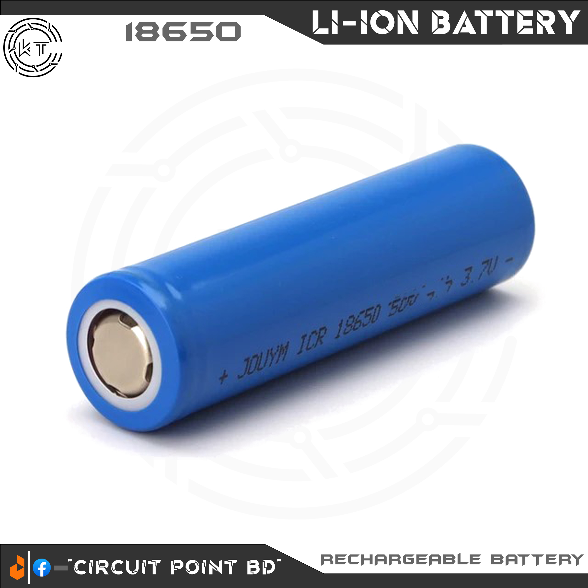 1/2/3/4 Pcs - 18650 Rechargeable Lithium /Li-ion Battery 3.7V (High ...