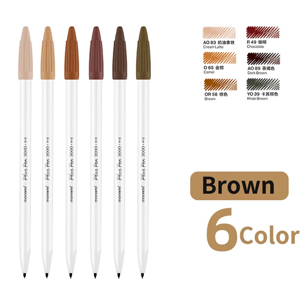 Monami 5/6/7/12Colors Pens Set Plus Pen 3000 Pigment 0.4mm Art Marker ...