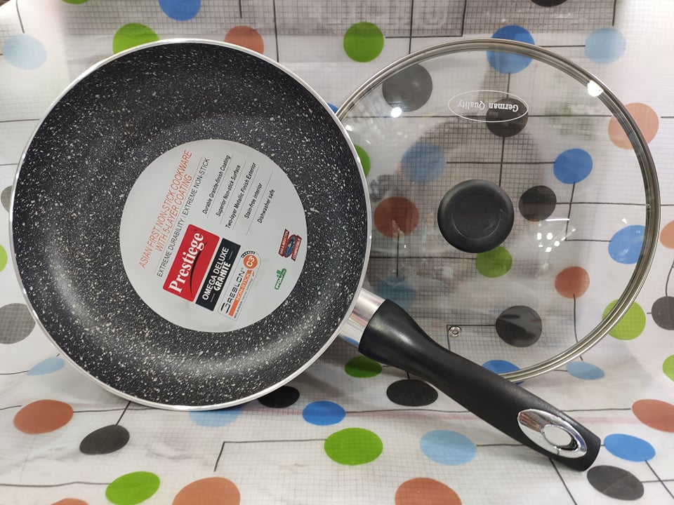 Prestiege 28Cm Marble Coating Omega Deluxe Non Stick Cookware Fry Pan ...
