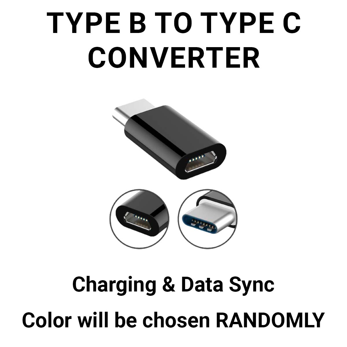 USB type b to type c converter Type C fast charging adapter | Daraz.com.bd