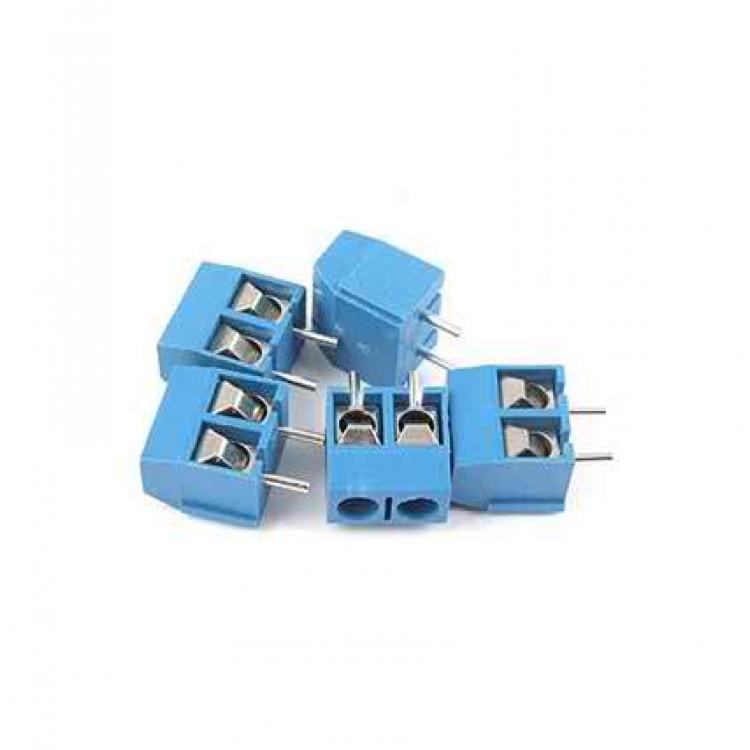 2 Pin Plug-In Screw Terminal Block Connector- 5pcs | Daraz.com.bd