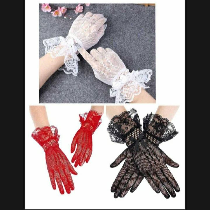Full Finger Hand Gloves Net Hand Gloves For Women