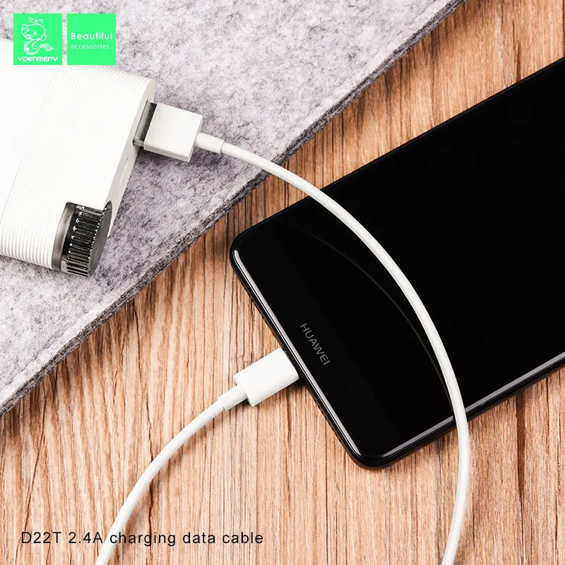 VDENMENV D22L 2.4A Lightning Data Cable 1Meter Lightning Cable Durable ...