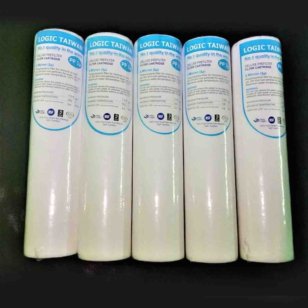 5 Pcs Sediment Logic Taiwan PP Filter Bundle (Wholesale) - Ensure Clean ...