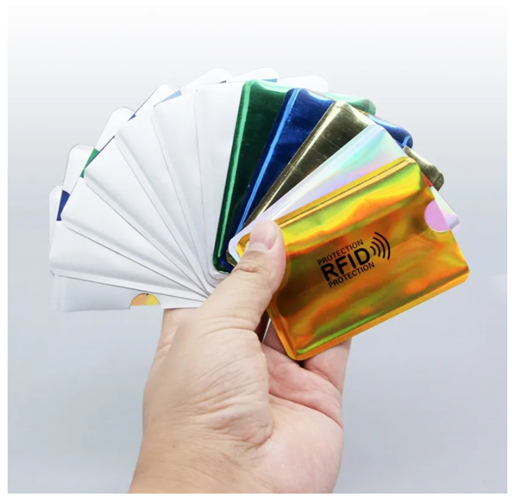2pcs Business Style RFID Blocking Aluminum Card Holder Wallets with ...