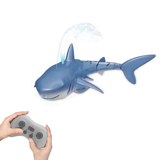 Rc Shark Whale Spray Water 2.4G Smart Funny Toy Remote Controlled Boat ...