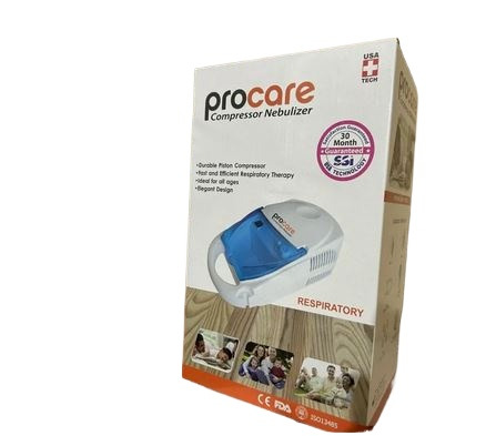 Procare Compressor Nebulizer (Blue) With Adult And Child Mask | Daraz ...