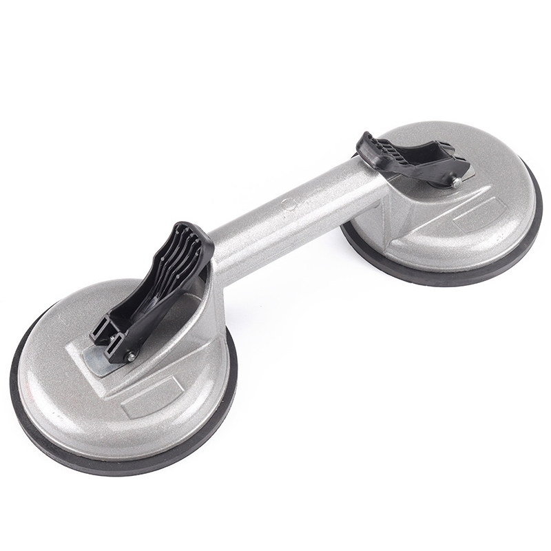 (New)Aluminum Heavy-Duty Glass Suction Cup Hardware Tool, Model: Double ...
