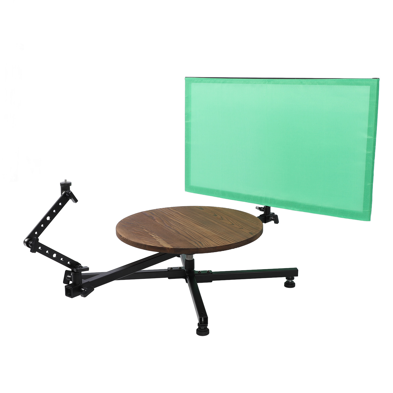 Rotating Camera Slider Camera Spin Platform Aluminum Alloy Wood 360 ...