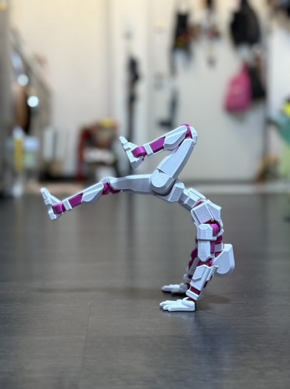 Articulated 3D Printed Dummy Figure | Fully Poseable Robot Mannequin ...