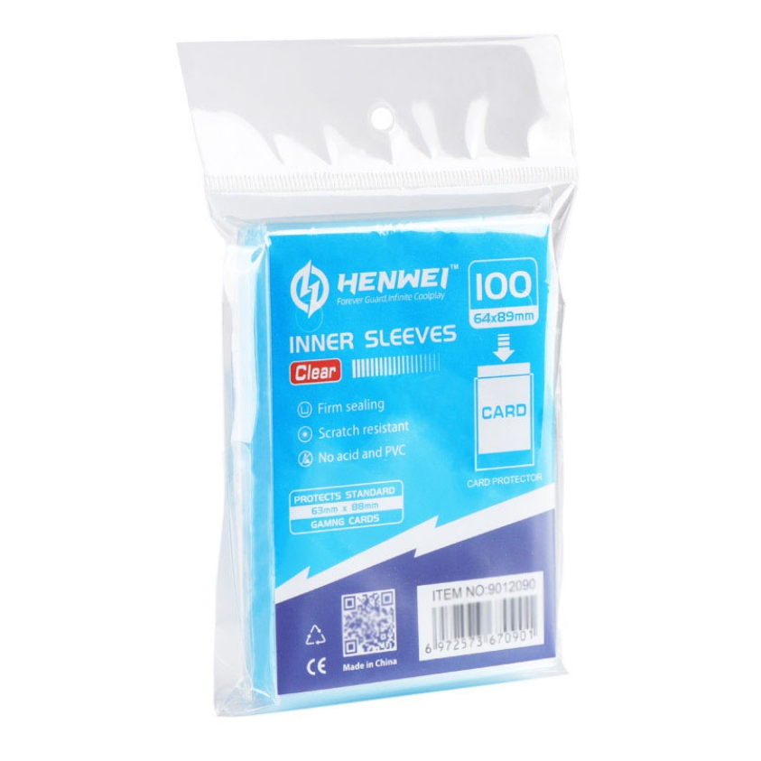 NovaNest 100pcs sleeve transparent protector pokemon tcg yugioh game ...