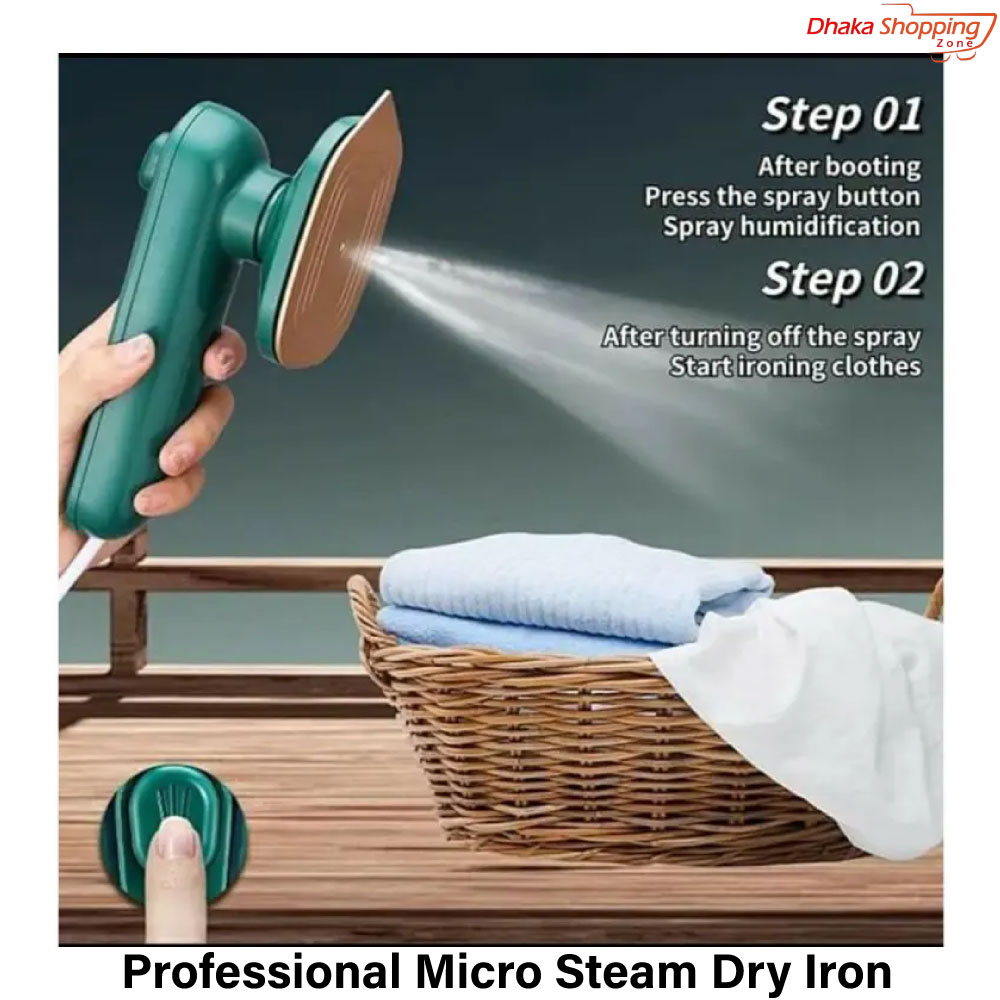 Professional Micro Steam Iron Handheld Household Portable Mini Iron ...