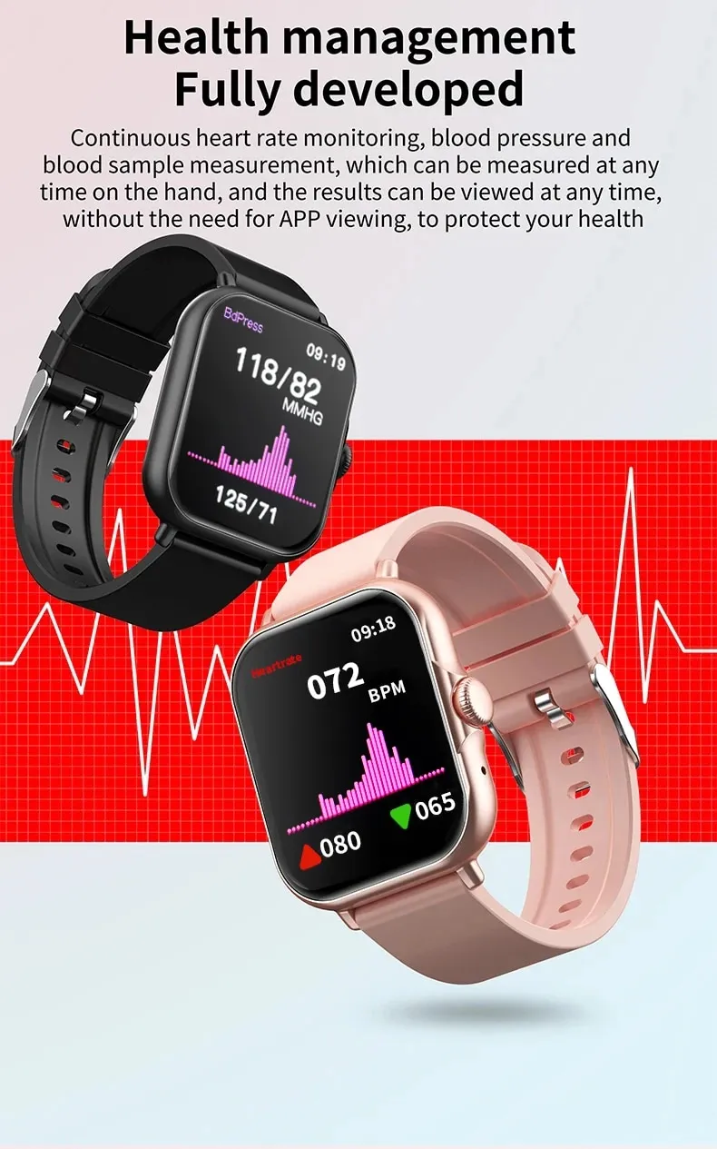 A58 Plus Smartwatch with Jewelry 8 in 1 Set for Women Perfect Birthday ...