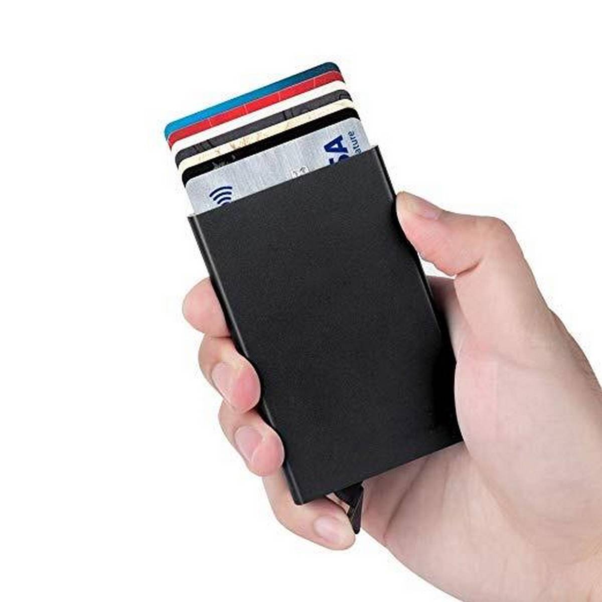 Aluminium Credit Card Holder Stainless Steel | Daraz.com.bd