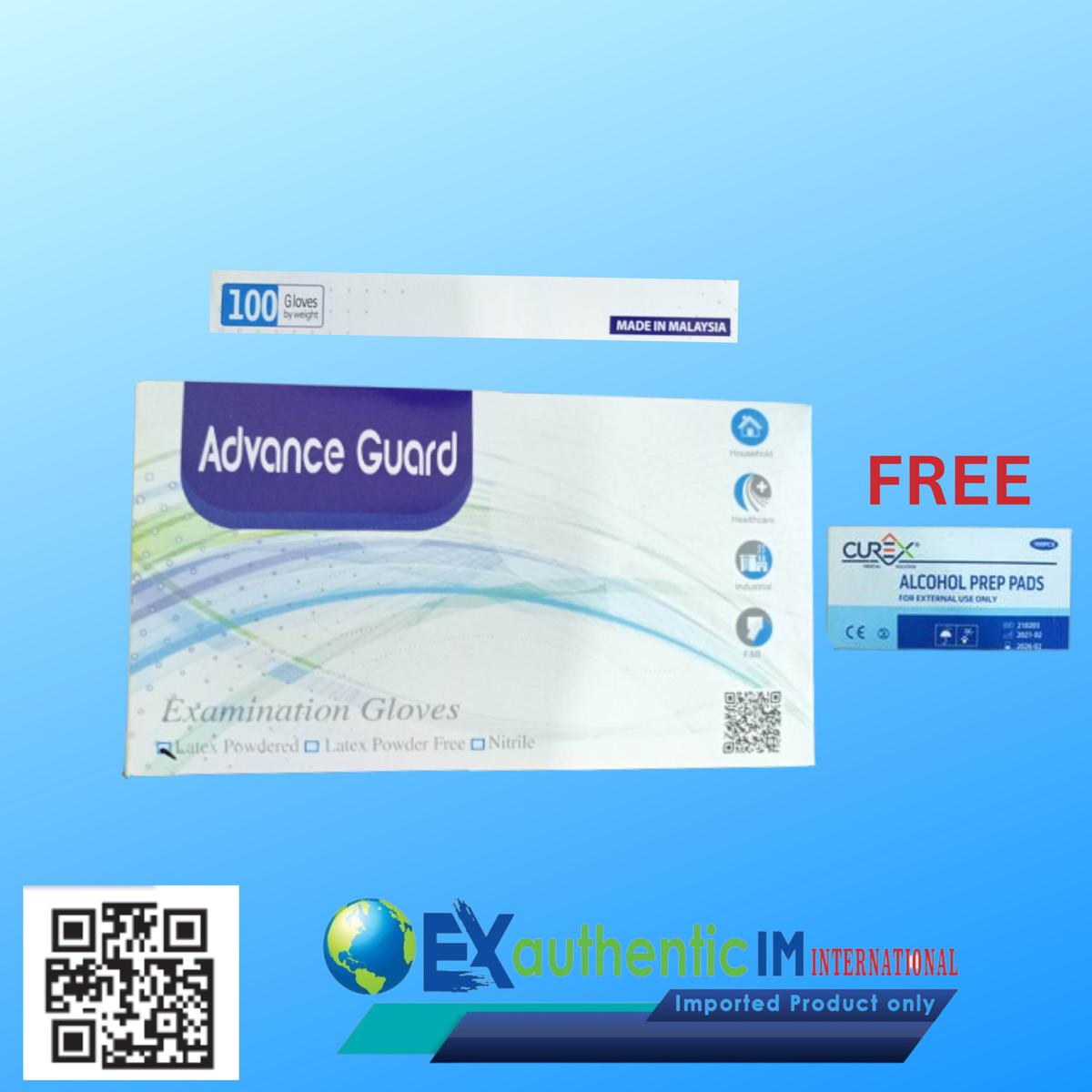 Advance Guard Latex Powder free Examination Gloves | Daraz.com.bd