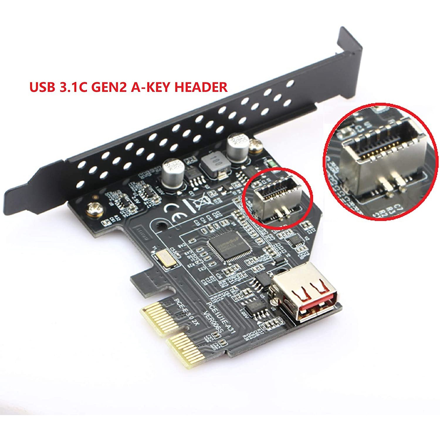 【Eco-friendly】 USB 3.1 Type C Front Panel Header Extension Cable,Type E ...