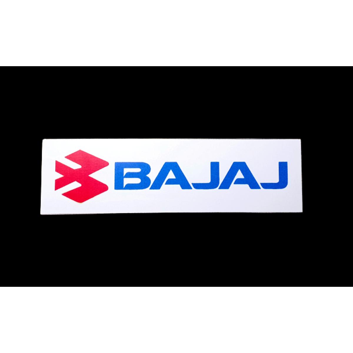 Motorcycle front name plate for bajaj or bike name logo hardboard ...